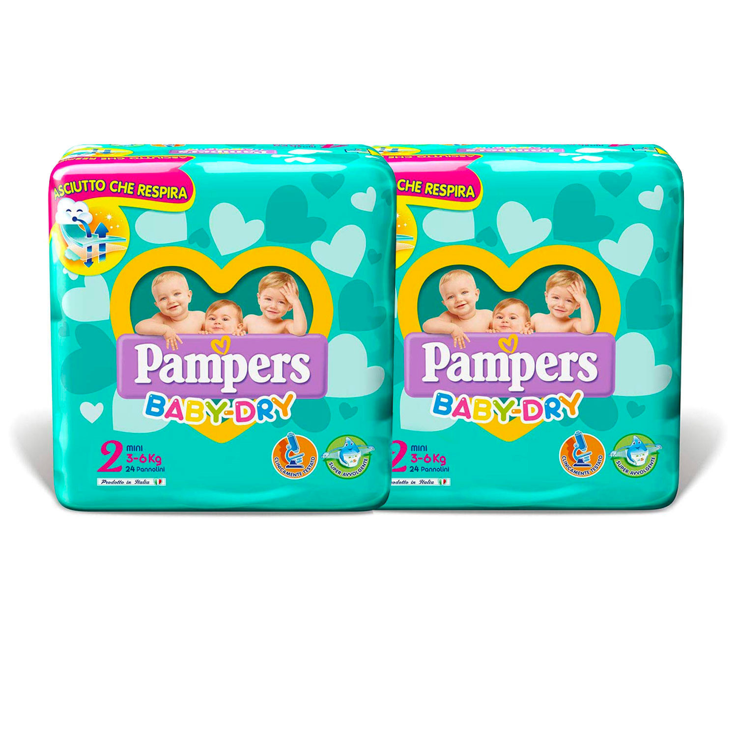 Pannolini Pampers - Sole e Luna, Baby-Dry e Progressi